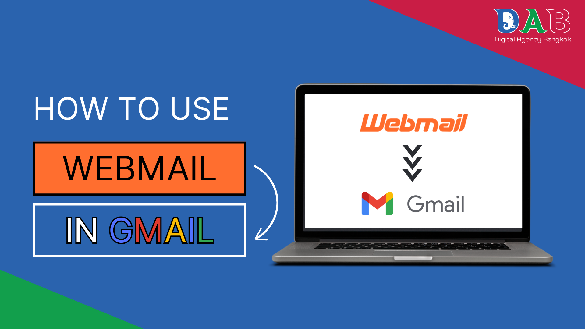 How to use webmail in Gmail interface